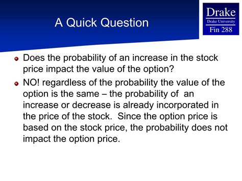Ppt Valuing Options Using Binomial Trees Powerpoint Presentation