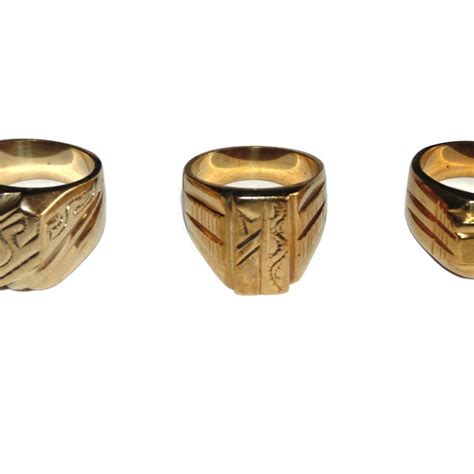 Mens Brass Ring Etsy