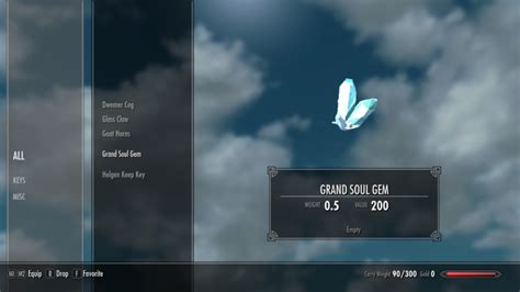 Grand Soul Gem Skyrim Id Spawn Commands Value And Weight Tbm