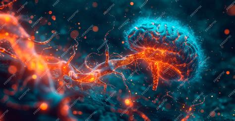 Activité Des Neurones Et Des Synapses Connections Neuronales Dans Les
