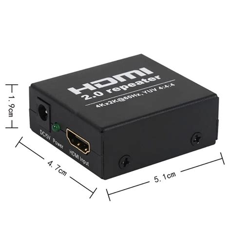 4 Kx 2k 20 Hdmi Repeater Hdmi Extender 4k 60hz 4 Grandado