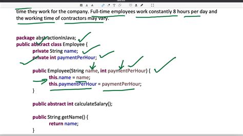 Use Of Abstraction In Java Video 2 Youtube