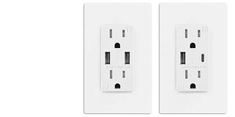 American Standard Tamper Resistant Usb Socket Fast Charge Usb Plug