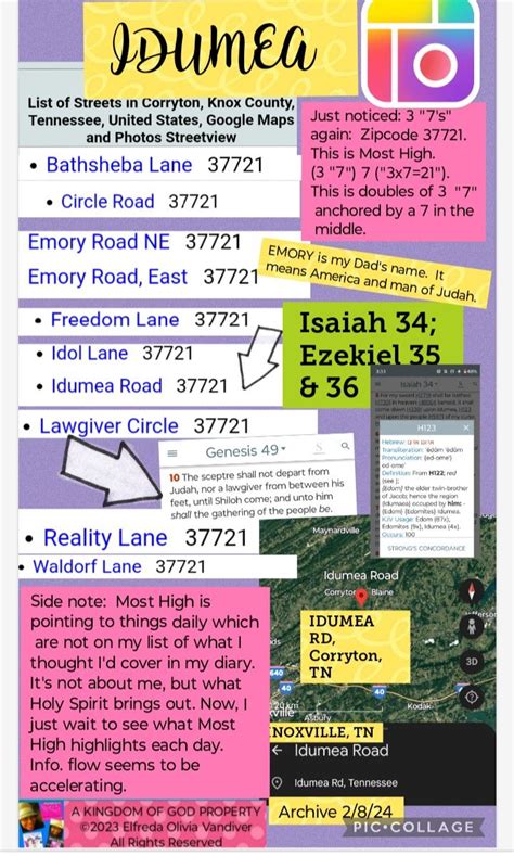 Bible Prophecy Chart With Colorful Numbers