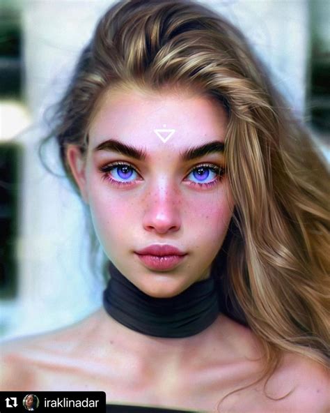 Digital Art Girl Digital Portrait Woman Face Girl Face Beauty Women