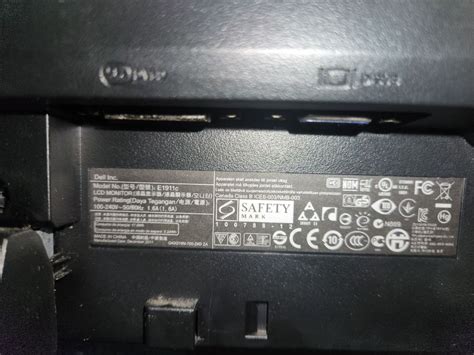 Dell E1911c 19 Monitor Computers And Tech Parts And Accessories Monitor