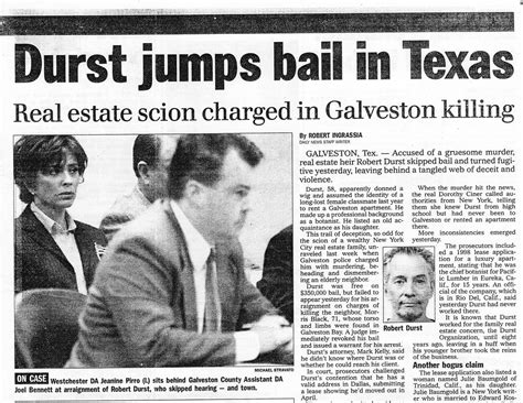 Timeline Inside The Robert Durst Case