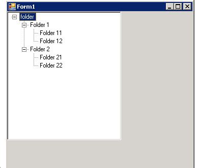 Directory Structure Treeview