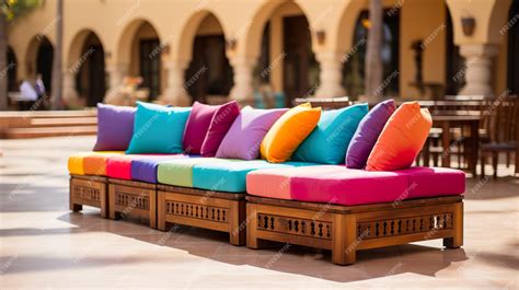 Premium Photo Luxury Cute Outdoor Patio Couch Idea For Home Decoration