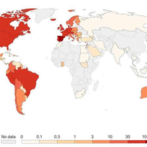 Figure Geographic Distribution Of Monkeypox Our World In Data