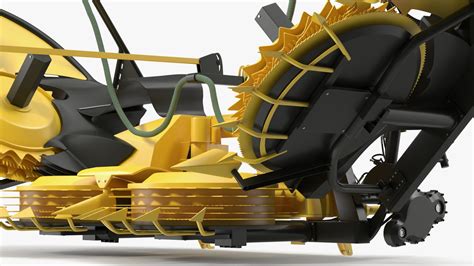 New Holland 750bfi Harvester Corn Header Semi Folded New 3d Model 49