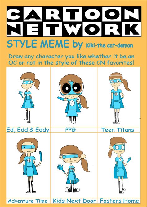 Cartoon Network Style Meme Toongirl By Toongirl18 On Deviantart