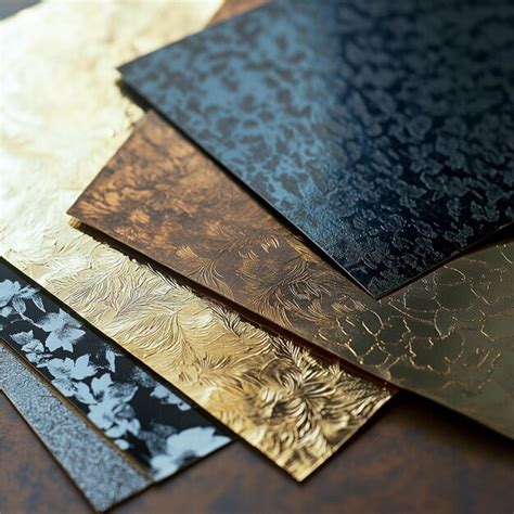 Specialty Printing Materials Including Foil Sheets And Embossing Plates