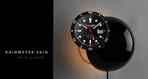 Analog Watch 1 For Rainmeter By Adni18 On Deviantart