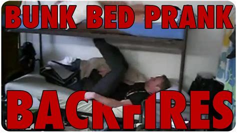 Bunk Bed Wake Up Prank Backfires Youtube