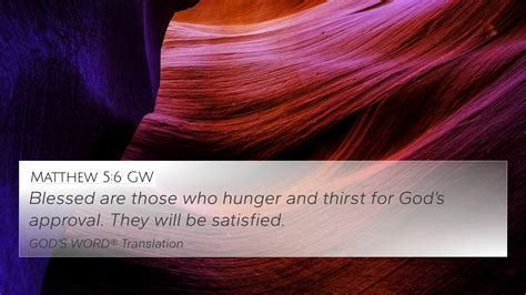 Matthew 56 Gw 4k Wallpaper Blessed Are Those Who Hunger And Thirst For