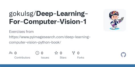 Github Gokulsgdeep Learning For Computer Vision 1 Exercises From