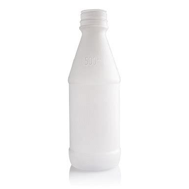 500ml Natural Plastic Single Serve Bottle 38mm Te Finish Plasdene