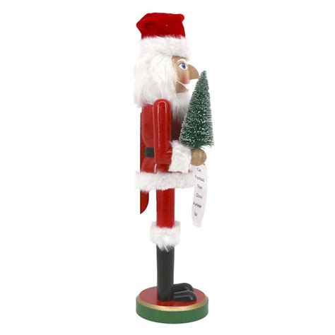 Santa Nutcracker With List 15in Christmas Indoor Decoration At Home