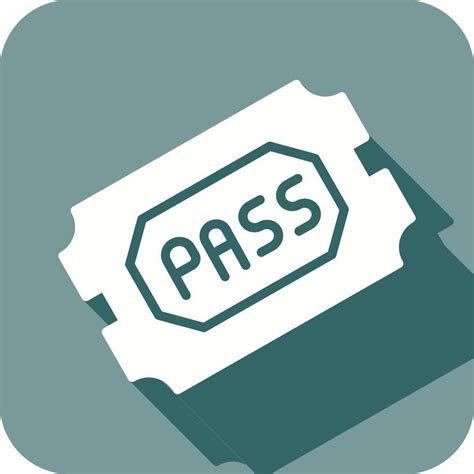Passes Icon Design 42924075 Vector Art At Vecteezy