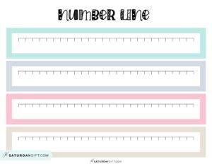 Number Line To 25 4 Cute Free Printables And Blank Worksheets