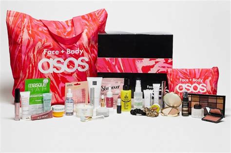 Asos Face And Body Advent Calendar Beauty Collection Pink Asos Tote