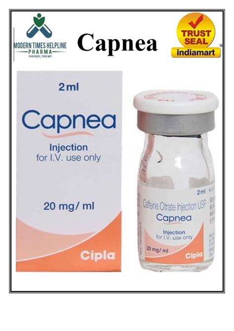 Caffeine Citrate Injection Capnea Injection Latest Price