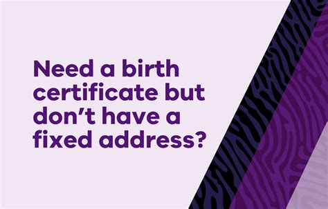 Improving Access To Birth Certificates For People Experiencing