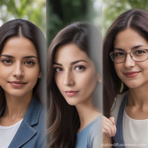 Multiple Generations Of Women Stable Diffusion Online