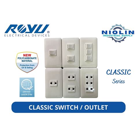 Royu Classic Series Outlet Or Switches Shopee Philippines