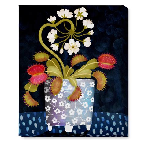 Venus Flytrap Dark Wall Art Shutterfly