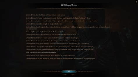 Ketheric Thorm Tells You His Back Story If You Are Very Evil R