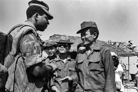 Marines And Vietnamese Working Together