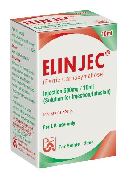 Elinjec 500mg Injection Tablet Pharmacy