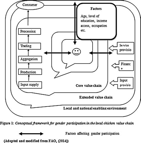 Conceptual Framework For Gender Participation In The Local Chicken