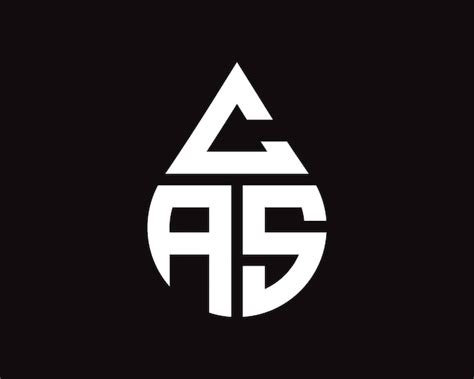 Premium Vector Cas Letter Water Drop Shape Logo Design Cas Drop Logo