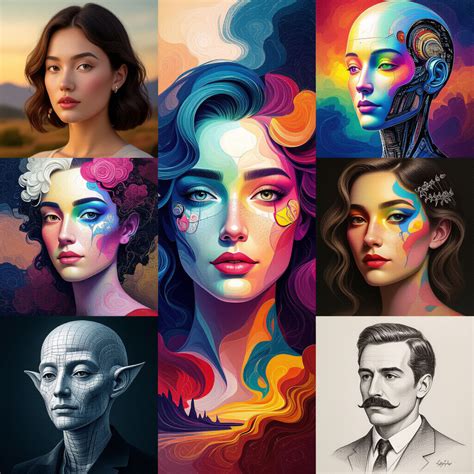 Different Styles Of Drawing Ai Art Gallery