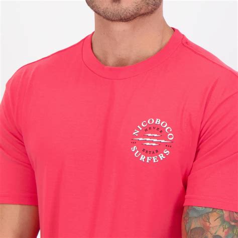 Camiseta Nicoboco Basic Barsh Rosa Futfanatics