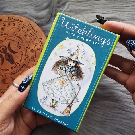 Witchlings Deck And Book Set By Paulina Cassidy 40 Card Deck With Companion Guidebook And