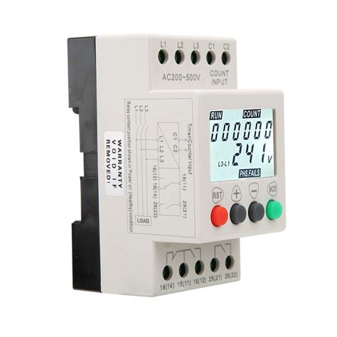 Buy Jvr800 2 Voltage Protection Relay Under Over Voltage Protector 3 Phase Voltage Monitoring