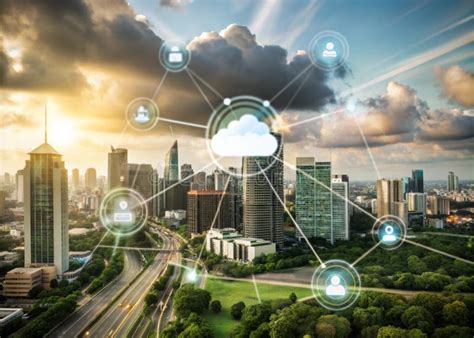 5g The Backbone Of Modern Connectivity And Smart City Evolution Stock Illustration