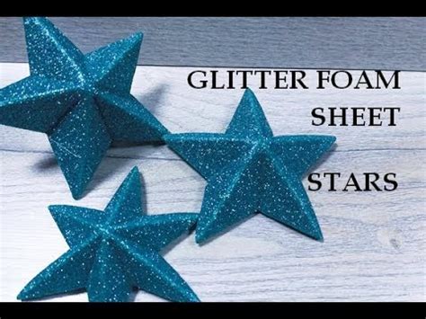 Diy Glitter Foam Sheet Craft Ideas Christmas Decoration How To Make