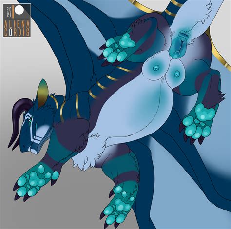 Rule 34 Aliena Cordis Anthro Anus Belly Claws Crotch Breasts Crotchboobs Dragon Felkin Female