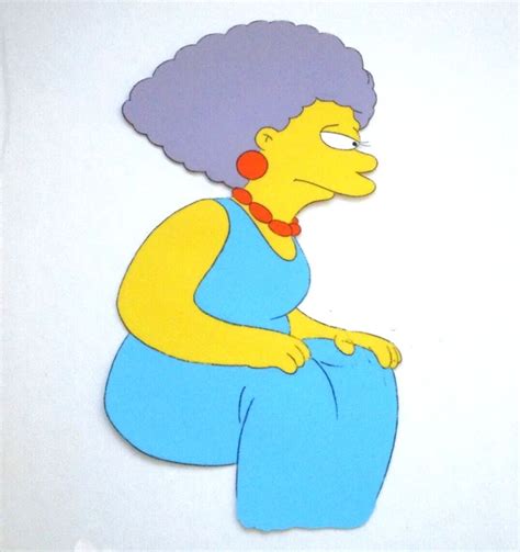 Selma Bouvier Dress Fox Walt Disney Original Simpsons Production Cel