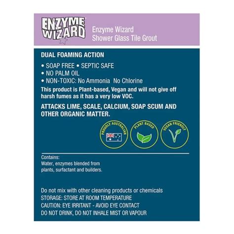 Enzyme Wizard Shower Tile Grout Cleaner 5l