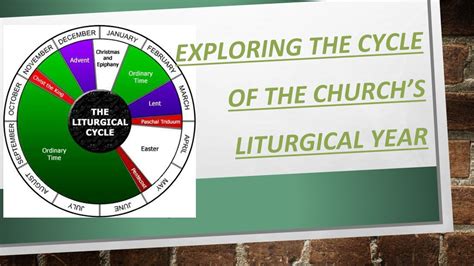 Ppt Exploring The Cycle Of The Churchs Liturgical Year Powerpoint