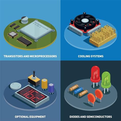 Semiconductor Components Icon Set Artofit