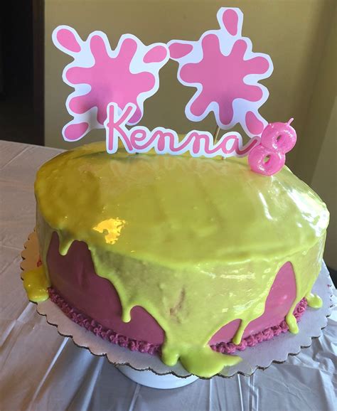 Slime Cake Cake Desserts Food