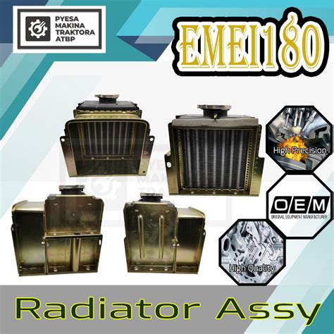Radiator Assy For Emei180 Diesel Engine Shopee Philippines