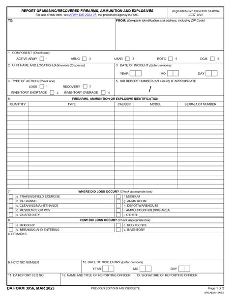 Da Form 3056 Fillable Army Pubs 3056 Pdf Da Forms 2024
